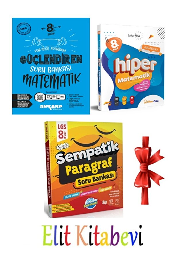 Ankara Yayıncılık + Hiper Zeka Yayınları 8. Sınıf Matematik 2'li Set ...