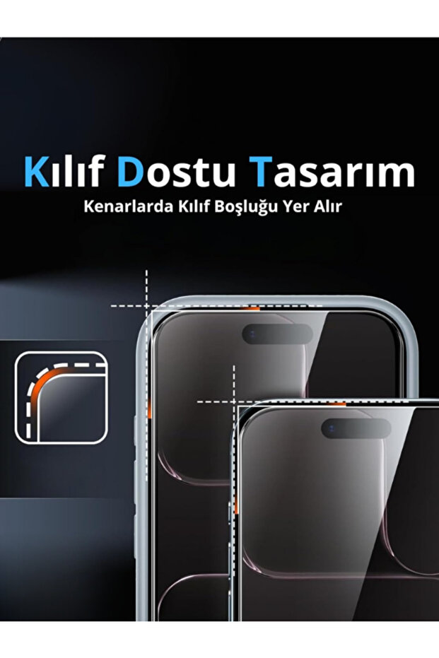 CaseTechnoo Redmi 13C Anti-Static ESD 9H Diamond Glass Ekran Koruyucu ...