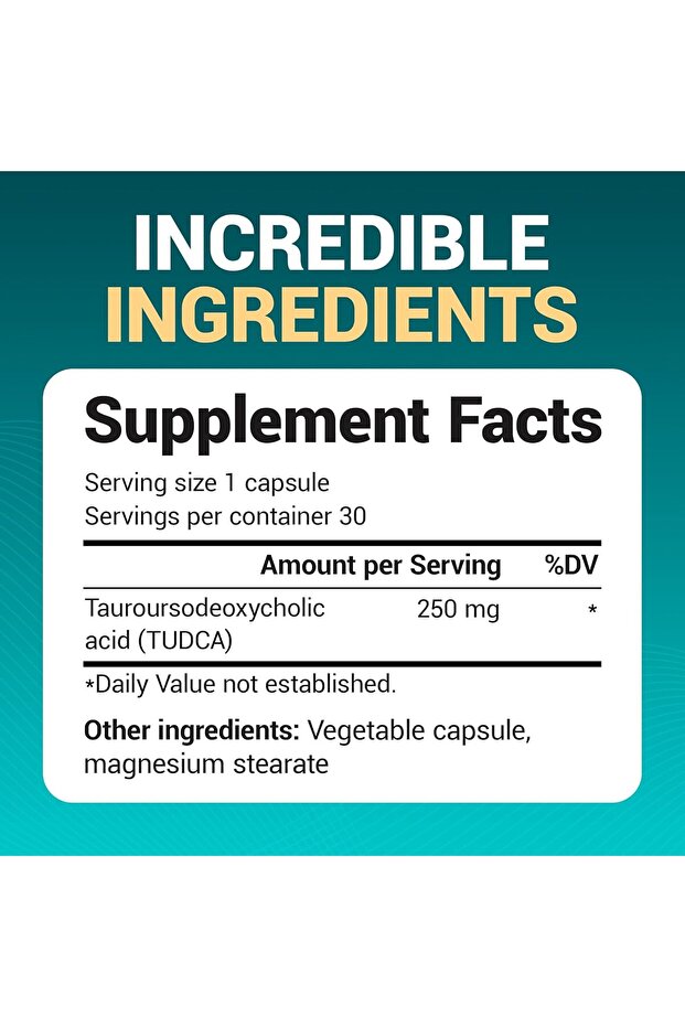 Dr. Berg Nutritionals Dr. Berg TUDCA Tauroursodeoxycholic Acid Liver ...