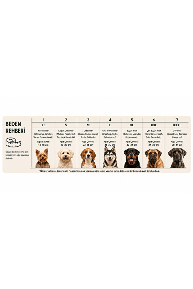 MEDUSA XXXL BEDEN DEV IRK KÖPEKLER İÇİN AĞIZLIK - Fiyatı, Yorumları