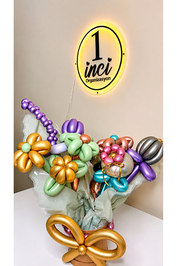 1inci Organizasyon ve Balon Sosis Balon Buketi - Fiyatı, Yorumları