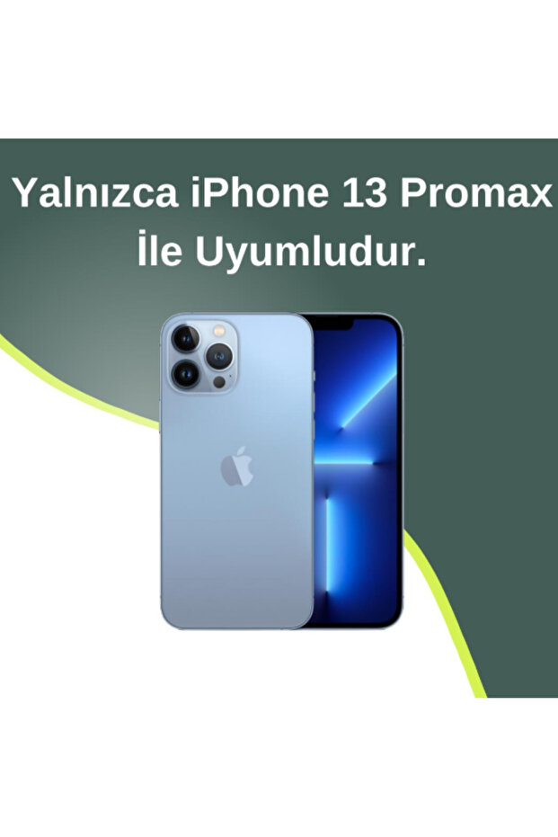 HYPERSOFT Iphone 13 Pro Max (6.7 inç) Uyumlu İçi Kadife Dışı Leke ...