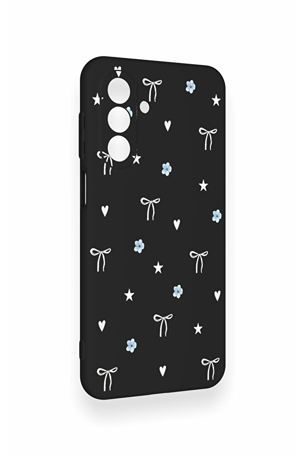 Vip Case Samsung A17 Uyumlu Mini Fiyonk Siyah Desenli Silikon Kılıf ...