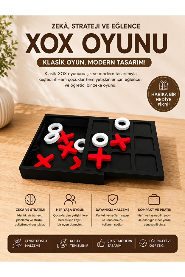 Formera Modern XOX Oyunu | Dekoratif Zeka ve Strateji Oyunu - Fiyatı ...