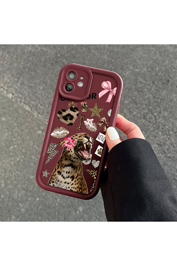Hontinga Xiaomi Redmi Note 12 Pro 4G Uyumlu kılıf kamera koruyucu Bordo ...
