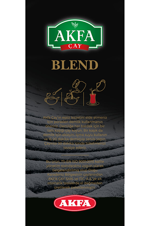 AKFA ÇAY Blend İlk Hasat Dökme Mayıs Çayı 3 kg (500 g X 6 Adet ...