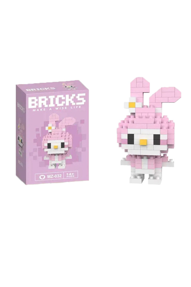 eklektis My Melody Uyumlu Mini Bricks Yapı Blok Seti, Sevimli Figür ...
