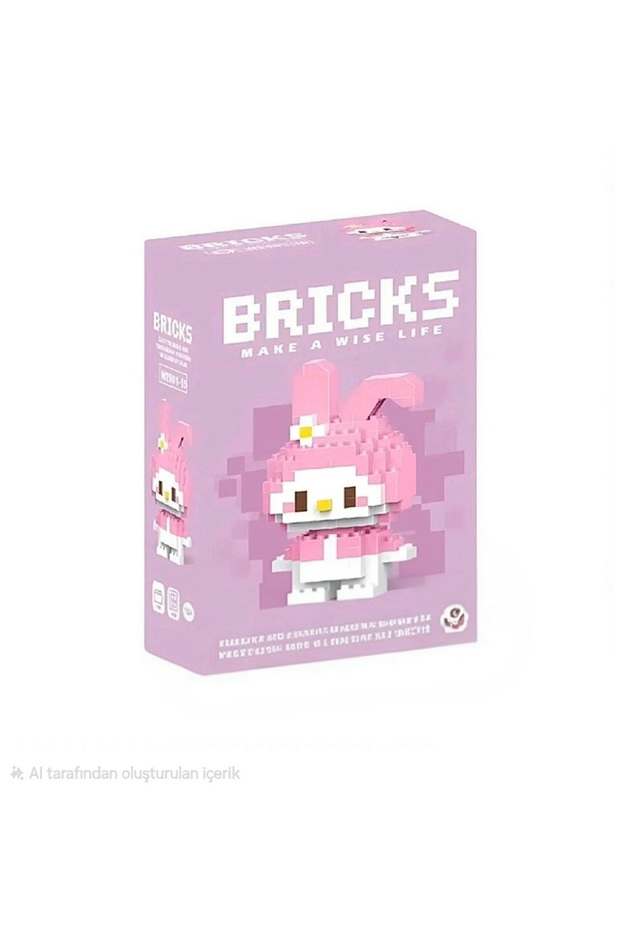 eklektis My Melody Uyumlu Mini Bricks Yapı Blok Seti, Sevimli Figür ...