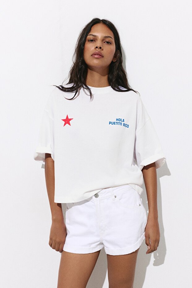 Pull & Bear Porto Riko grafik tişört - Fiyatı, Yorumları