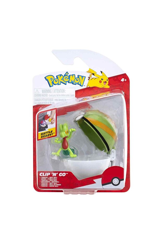 Pokemon CIip 'N' Go Figür S3 Treecko ve Nest Ball - Fiyatı, Yorumları
