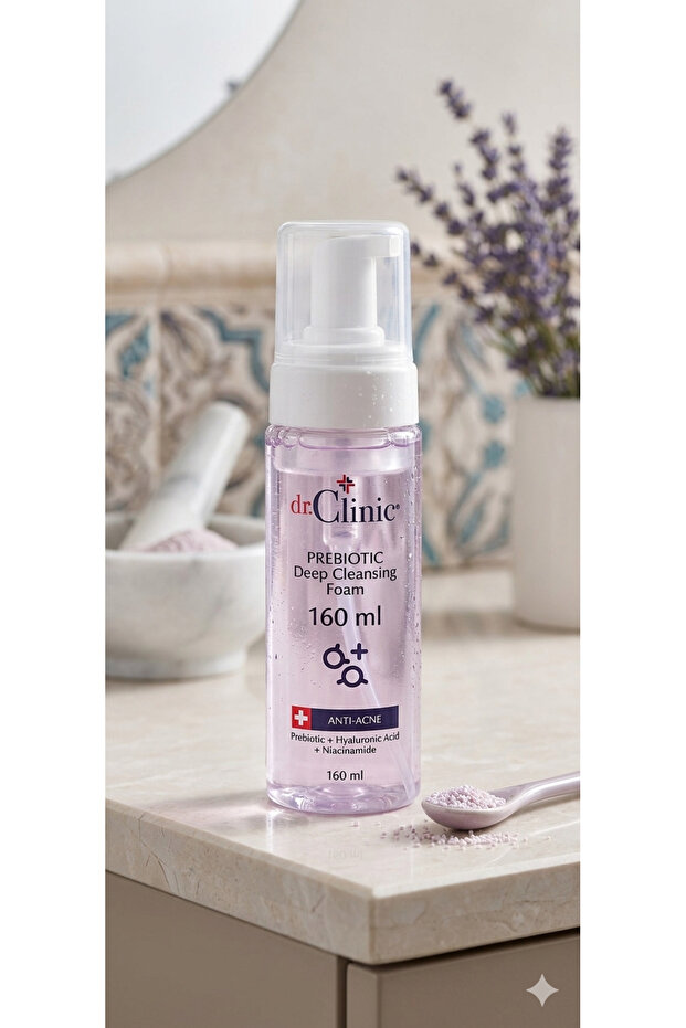 Dr. Clinic Dr.Clinic Prebiotic Yüz Temizleme Köpüğü Anti - Acne 160 ml ...