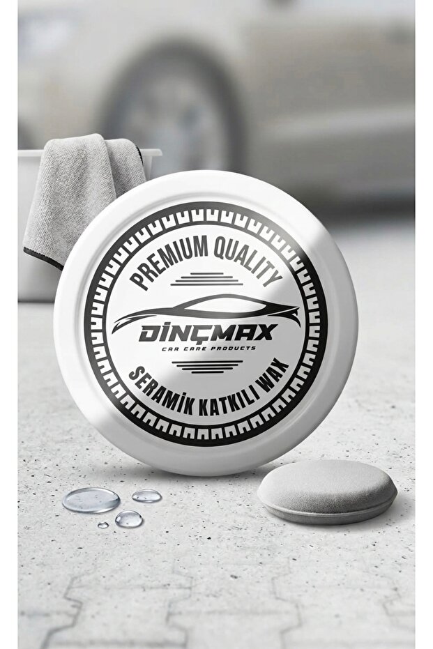 Dinçmax ARABA SERAMİK KATKILI WAX 100gr BEZ VE SÜNGER HEDİYELİ ULTRA ...