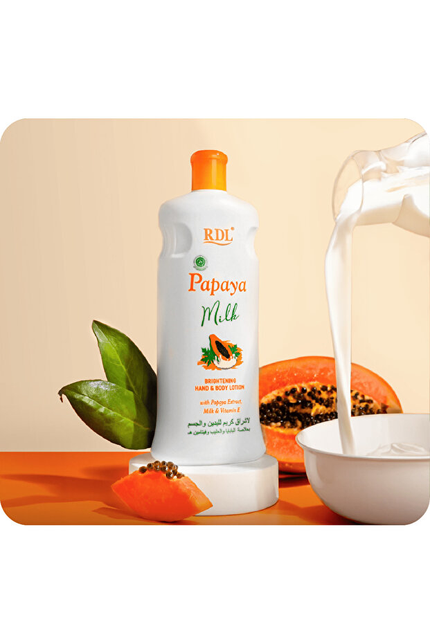 RDL Papaya Extract Milk Hand & Body Lotion 600 ml – Skin Brightening ...