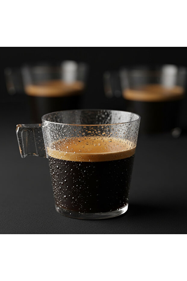 YAZICI 10-Piece Espresso Tasting Cups 80 ml – Hard Plastic Shot Glasses ...