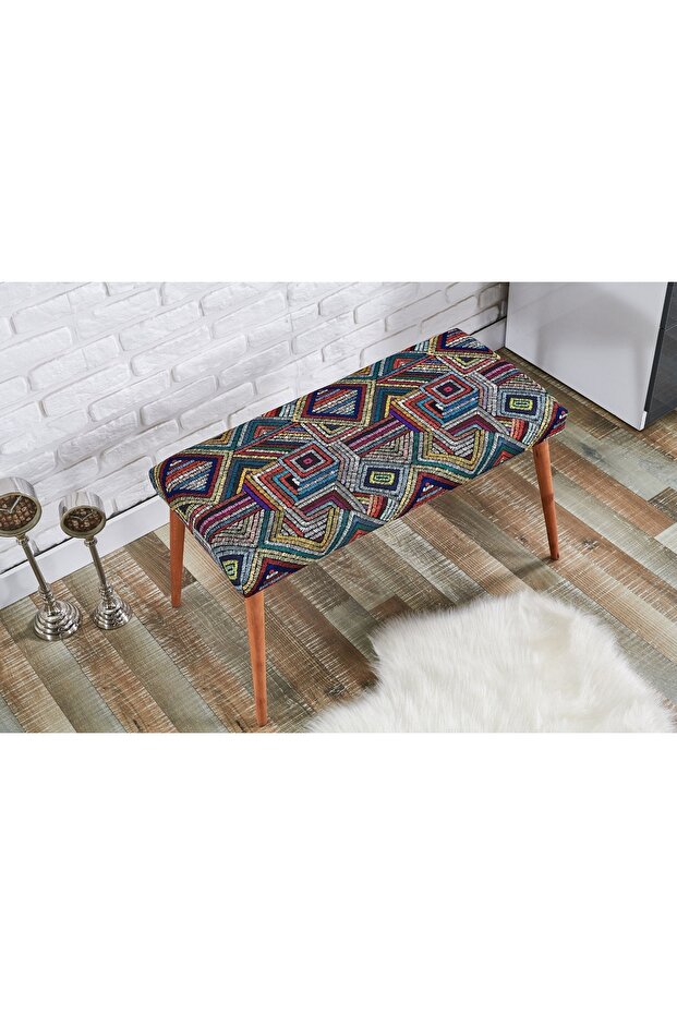 Vivense ETNİK DESENLİ BENCH, GÜRGEN AYAK - Fiyatı, Yorumları