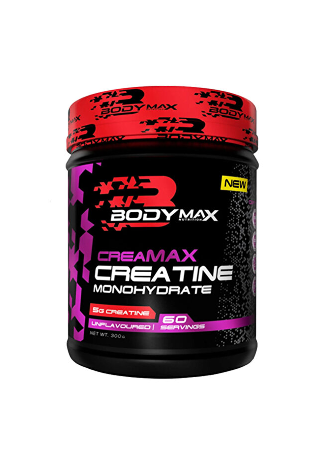 BODYMAX Creamax Kreatin Monohidrat %100 Creatine Monohydrate 300 Gr 60 ...