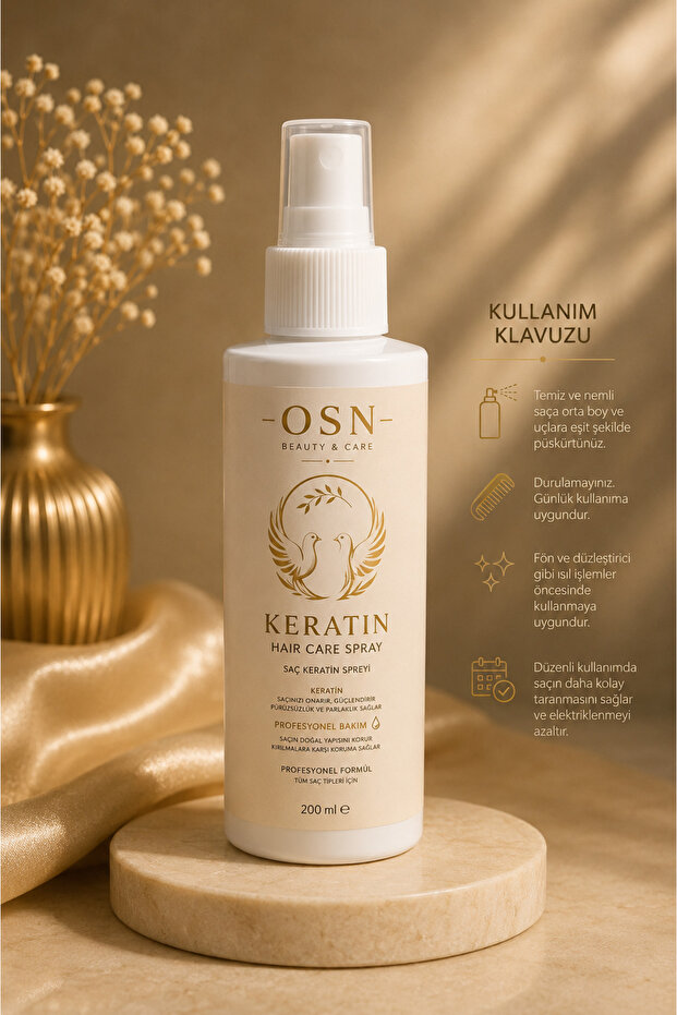 OSN BEAUTY&CARE Saç Keratin Spreyi Besleyici Kolay tarama - Fiyatı ...