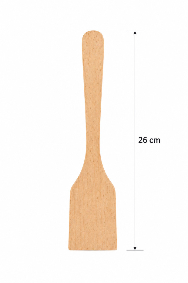 KEA Ahşap 2’li Spatula Seti 26 Cm | Doğal Tahta Mutfak Spatulası | Tava ...