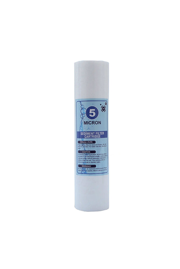 waterwax 5 Mikron Sediment Filtre – 10" Su Arıtma Filtresi - Fiyatı ...