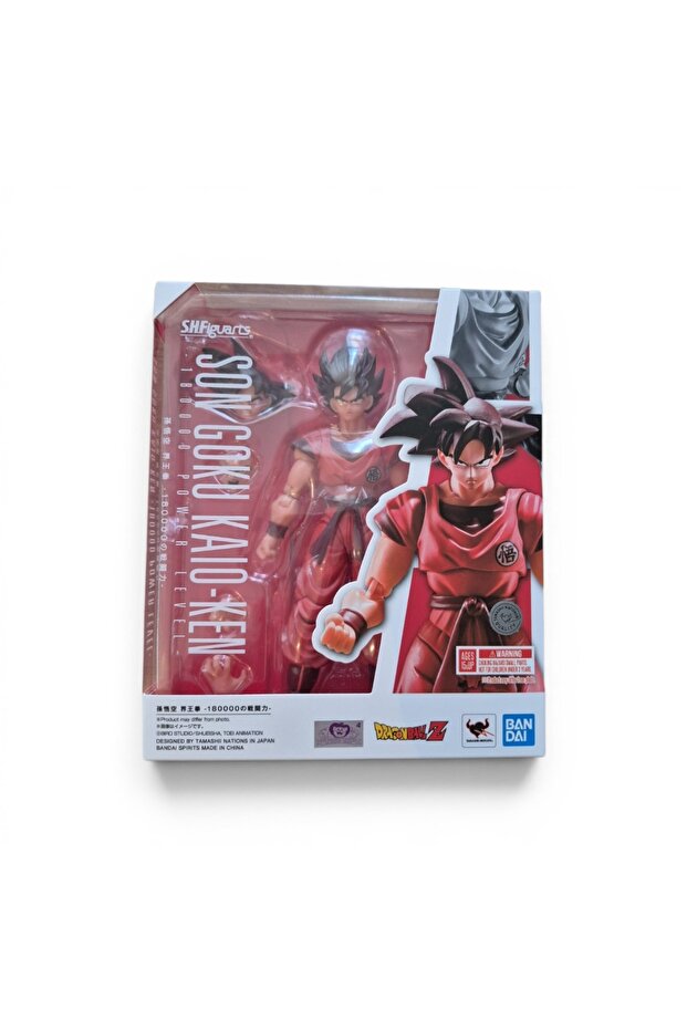 BANDAI S.H. Figuarts Dragon Ball Z Son Goku Kaio-Ken - Orijinal Figür ...