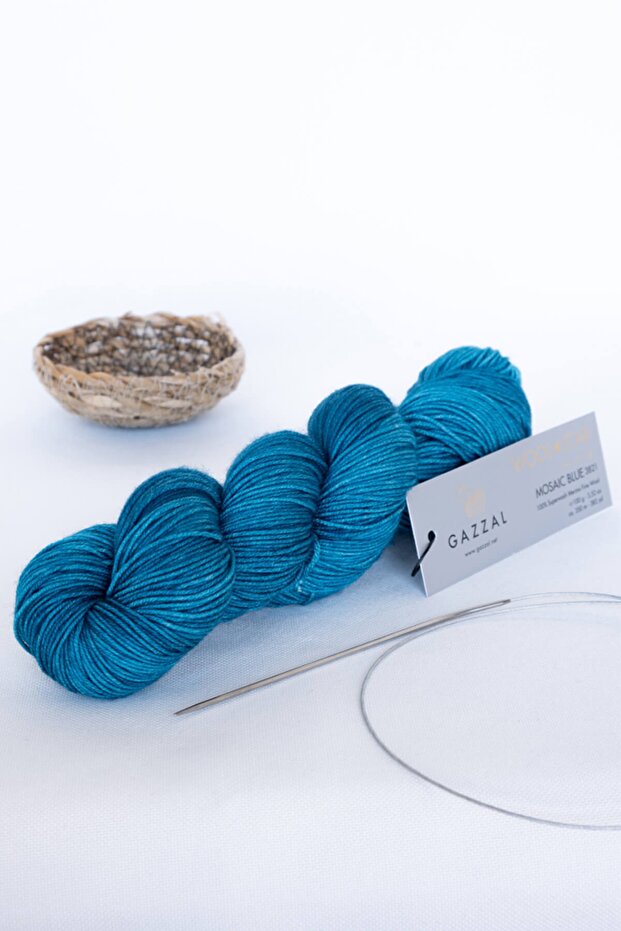 Gazzal Wool Star 100% lână merino super spălată, fire pentru tricotat ...