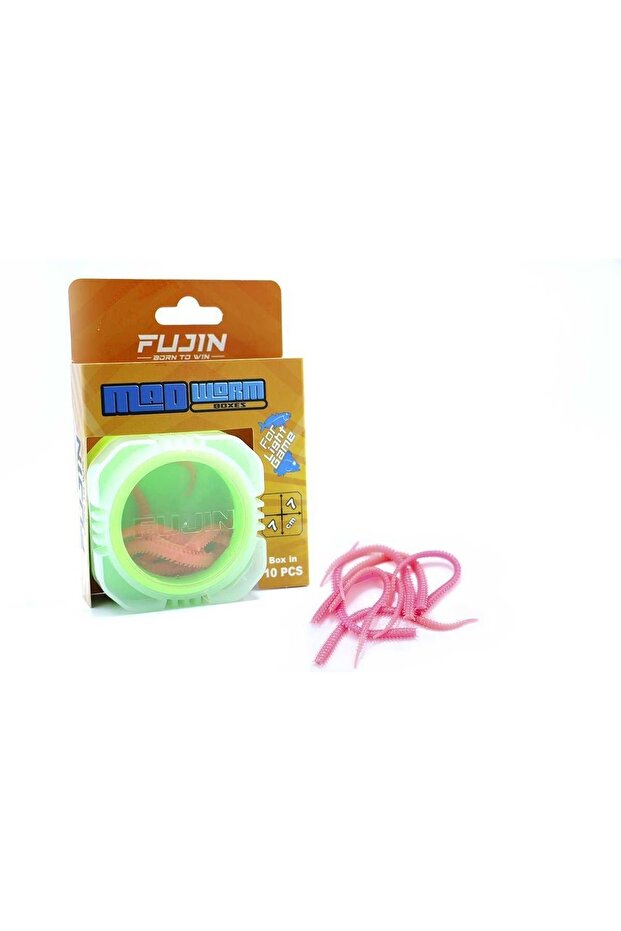 Fujin Mad Worm 9cm LRF Silikonu - WHİTE GLOW - Fiyatı, Yorumları