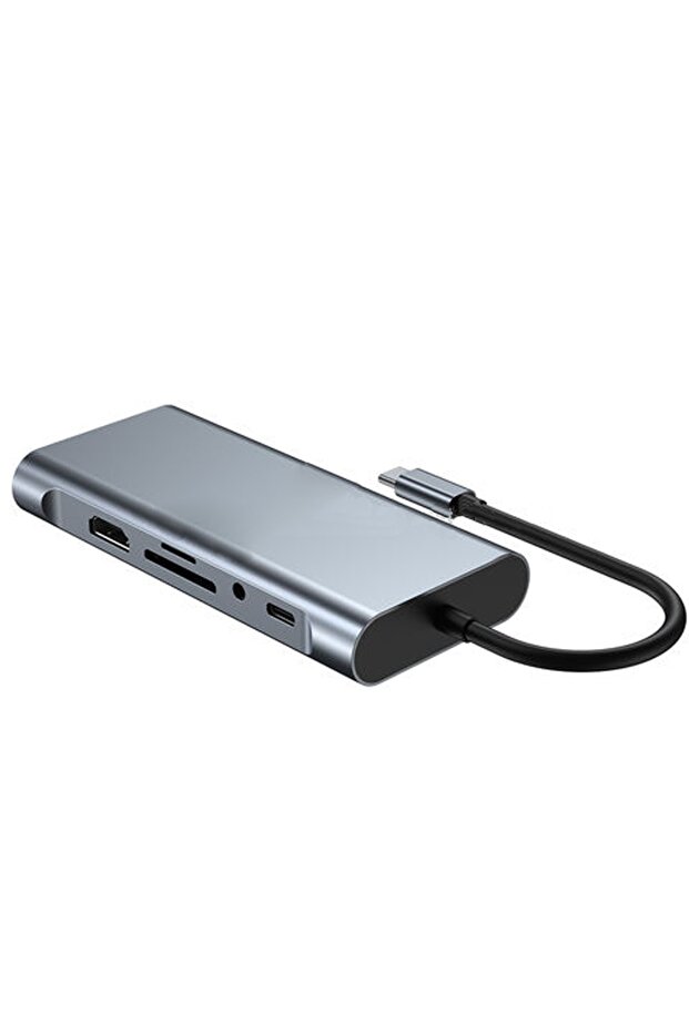 Coverzone 11 In 1 Type-c To Usb Hub Port Adaptör Hdmı, 4x Usb, Lan, Vga ...