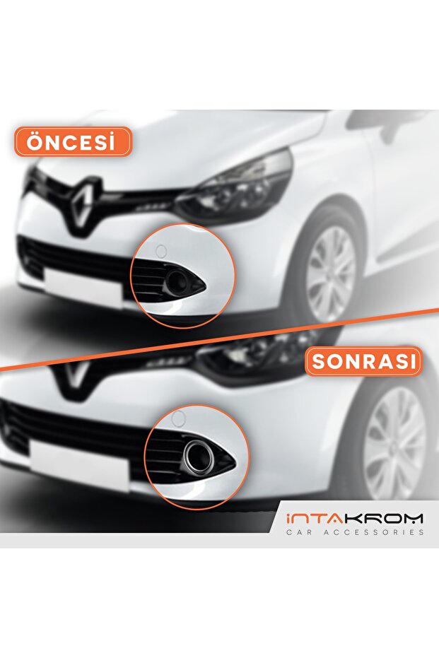 İntachrom Renault Clio 4 Sport Tourer Krom Sis Çerçevesi - 2012-2015 ...