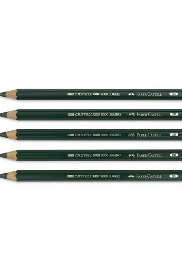 Faber Castell L 9000 Jumbo Dereceli Kurşun Resim Kalemi 5’li Set ...