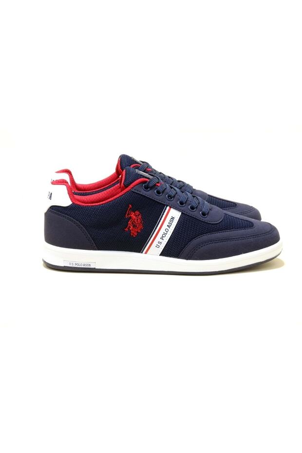 U.S. Polo Assn. Kares Sneakers Shoes - Navy Blue - 45- Trendyol
