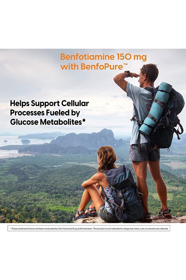 Doctor's Best Benfotiamine 150 With Benfopure 150 Mg B1 Vitamini L-leucine Glucose Metabolism ...