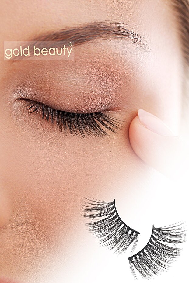 Gold Beauty Kolay Uygulanabilir Cat Eyes Yarım Ipek Takma Kirpik - Fiyatı, Yorumları