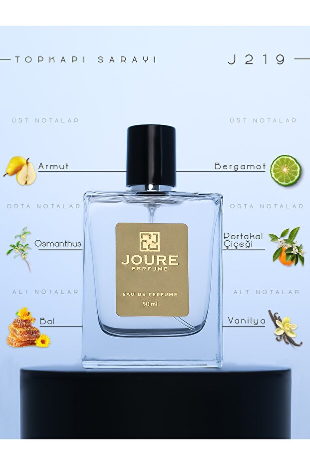 JOURE PERFUME Joure J219 - Cıtrus Deri Taze Baharatlar Kokulu 50ml Kalıcı Edp Erkek Parfüm ...