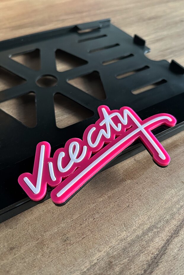 Pleksimanya Vice City Motosiklet Plakalığı 15x24 Cm - Fiyatı, Yorumları