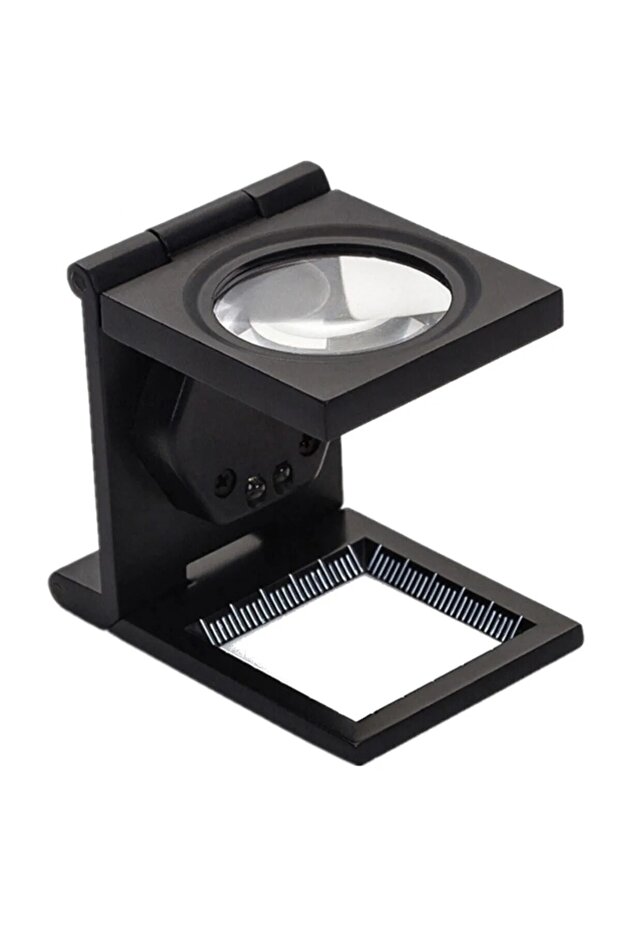 Bosile Led Işıklı Lup Mercek Metal Katlanır Ölçekli Kılıflı Büyüteç ...