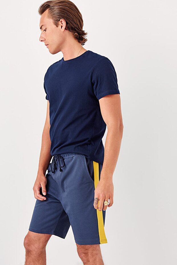 Trendyolmilla Man Lacivert Erkek Beli Lastikli Cepli Şort TMNSS19SQ0064 Fiyatı, Yorumları ...