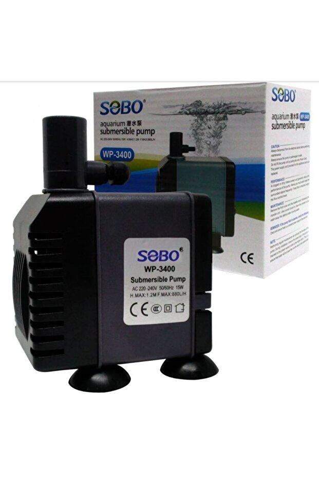 Genel Markalar Akvaryum Sump (KAFA) Motoru Wp-3400 15w. 880lt/saat ...