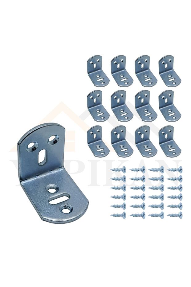 Yapıkan 12 Ad L Demir Gönye Köşebent 23x30x30mm - Mobilya Dolap Raf ...
