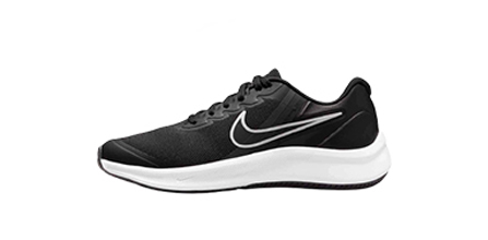 Nike Star Runner 3 Gs Kadın Spor Ayakkabı Siyah Beyaz DA2776-003 Fiyatı ...