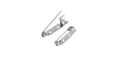 Genel Markalar 25 Mm Metal Broş İğnesi Yaka İğnesi Alt Aparat 50 li ...
