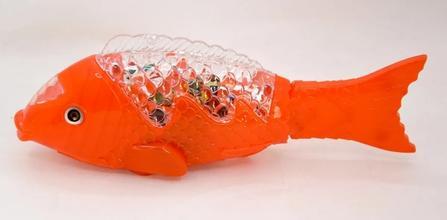 UDATOYS Işıklı Yürüyen Balık Müzikli Yerde Giden Hareketli Balık ...