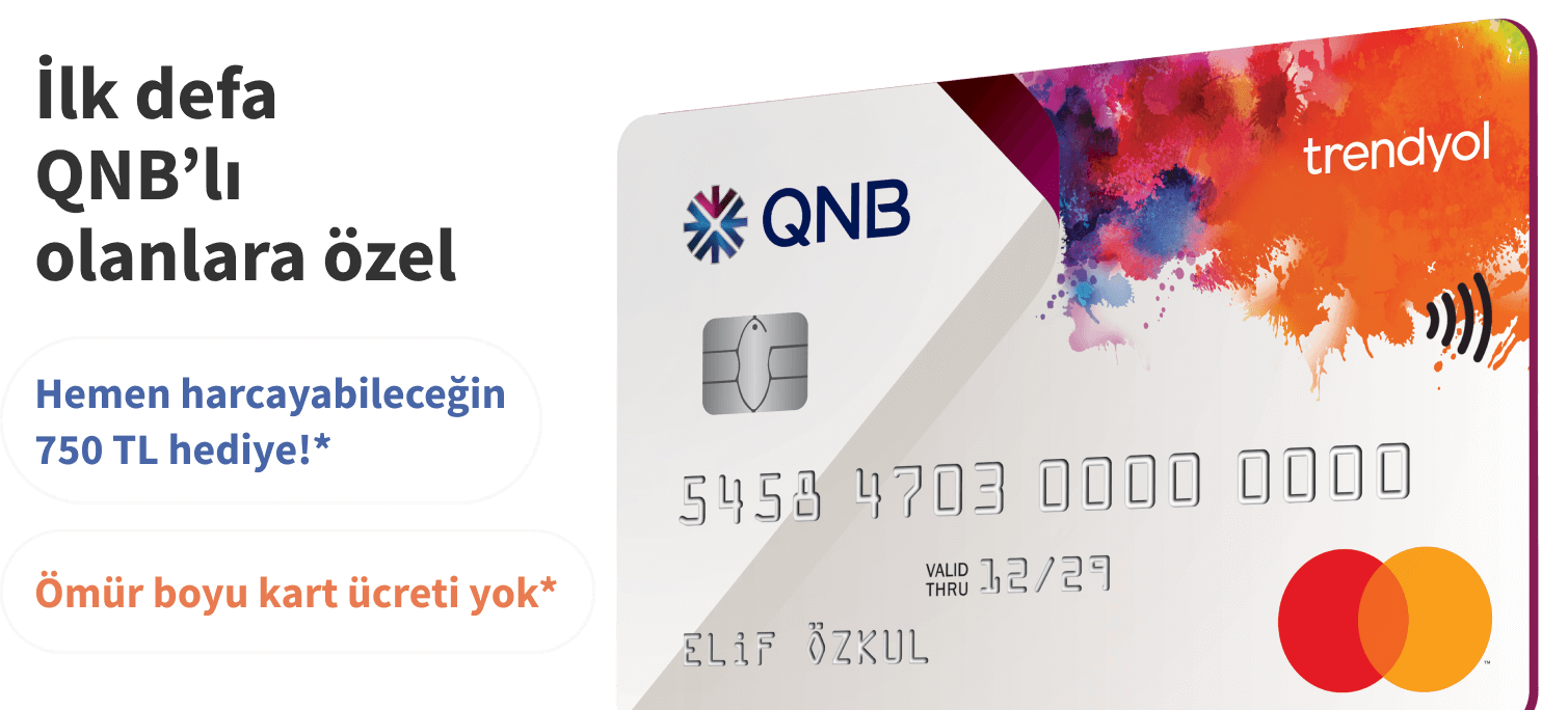 QNB Trendyol kredi kartı