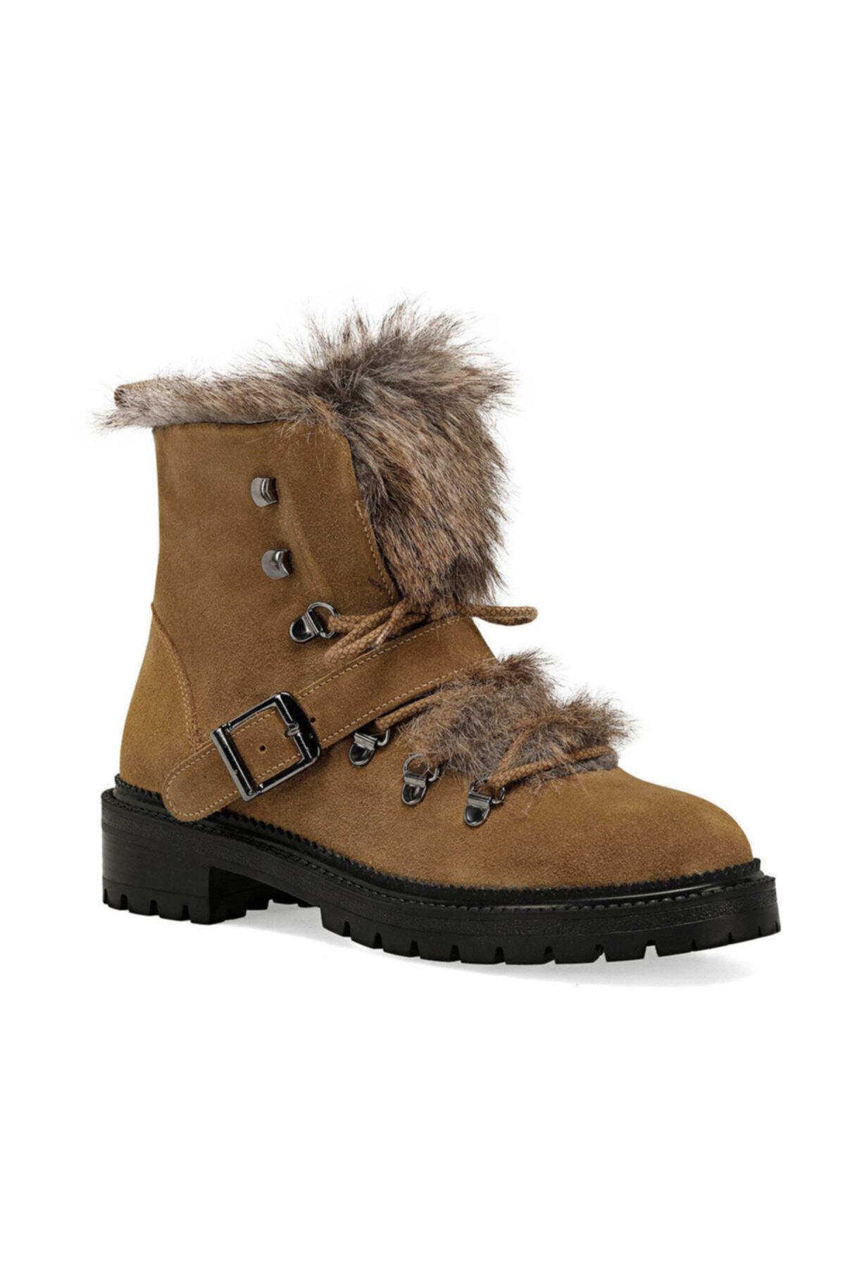 Nine West Hakiki Deri Hardal Kadın Bot Nine West Hakiki Deri Hardal Kadın Bot