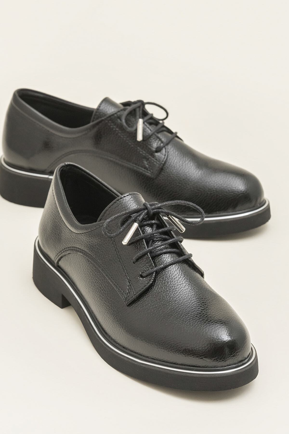 Elle Shoes MERITH Siyah Kadın Ayakkabı