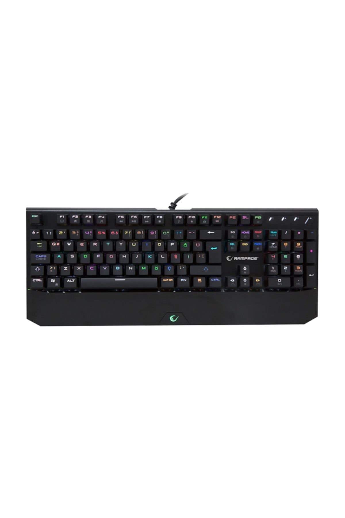 Rampage Rampage Kb-r95 X-titan Usb Full Rgb Led Q Mekanik Oyuncu Klavye Rampage Rampage Kb-r95 X-titan Usb Full Rgb Led Q Mekanik Oyuncu Klavye