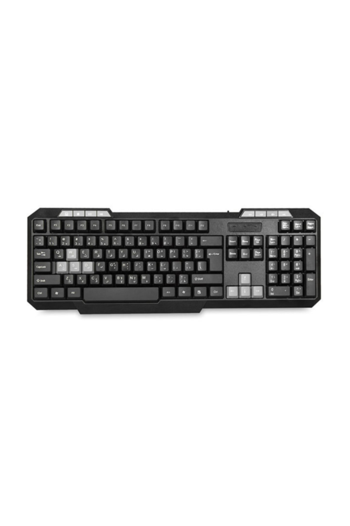 Everest Kb-700 Siyah Usb Arabic-Us Layout Multimed Everest Kb-700 Siyah Usb Arabic-Us Layout Multimed