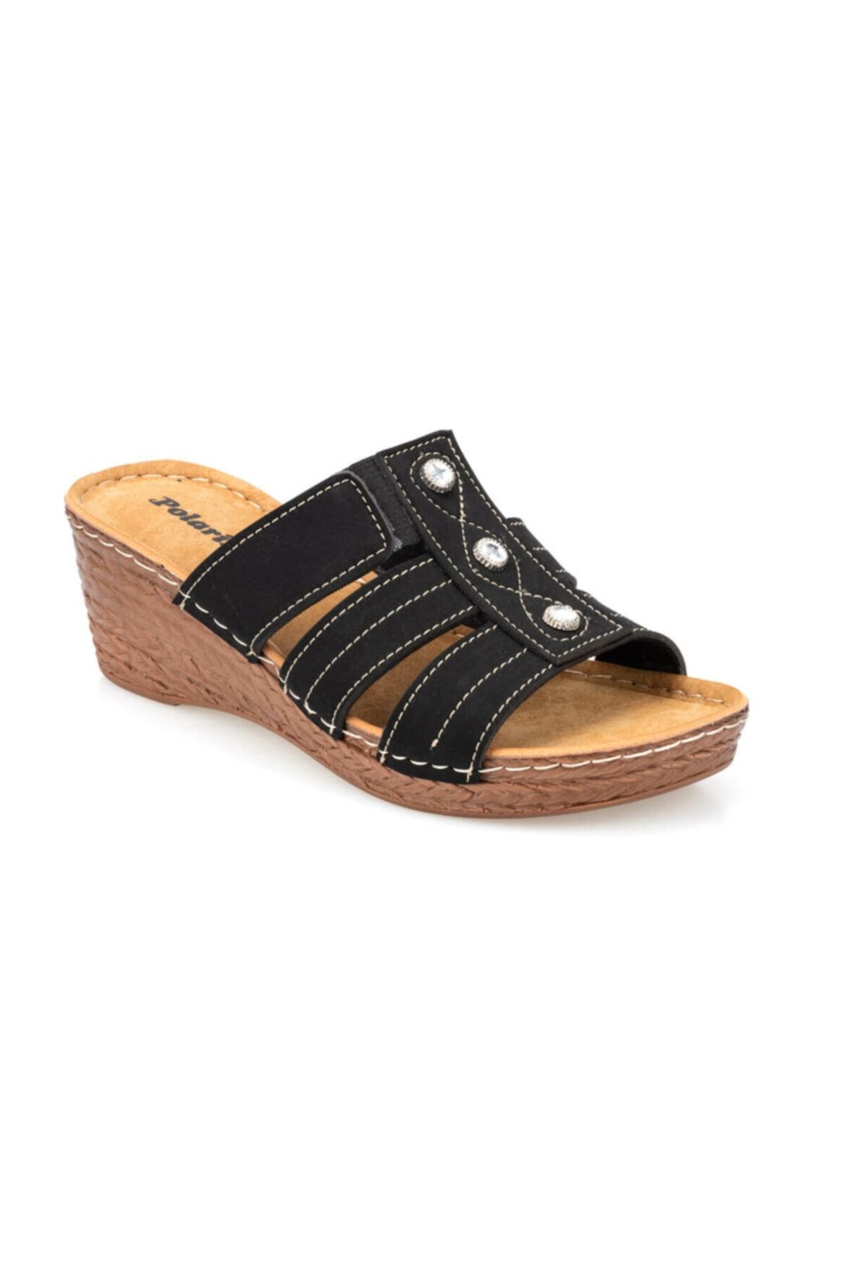 Polaris Siyah Kadın Terlik