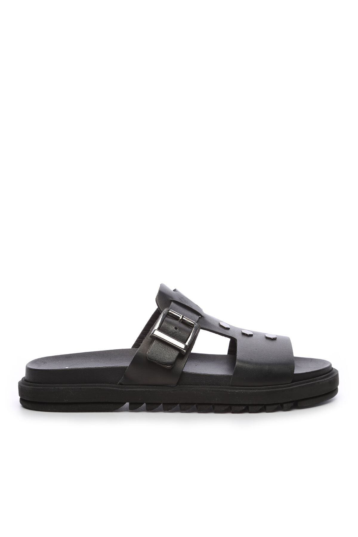 KEMAL TANCA Hakiki Deri Siyah Erkek Klasik Ayakkabı