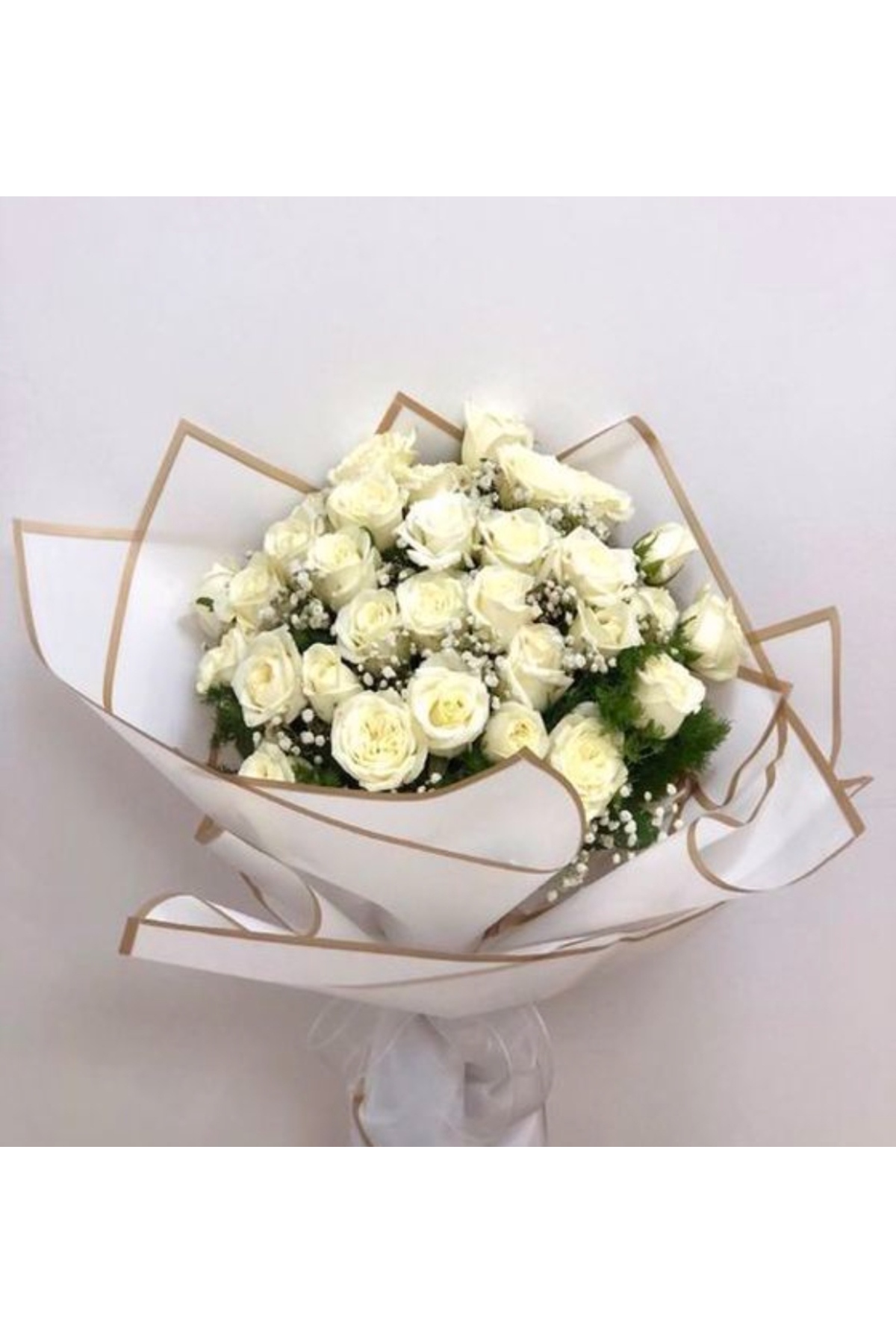 Merveparti Beyaz Gul Gelin Isteme ,söz Hediye Buketi,beyaz Gül 20li ...