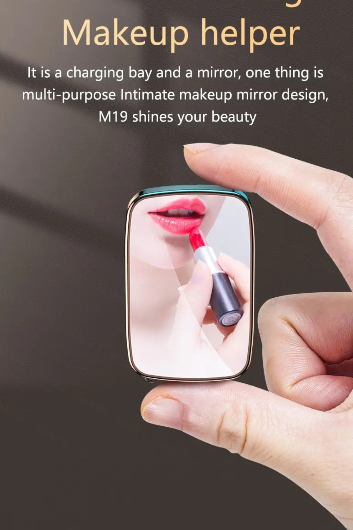 UCUZTEKNO YÜKSEK BASSLI AYNALI POWERBANK ÖZELLİKLİ BLUETOOTH KULAKLİK m19pro - Fiyatı, Yorumları